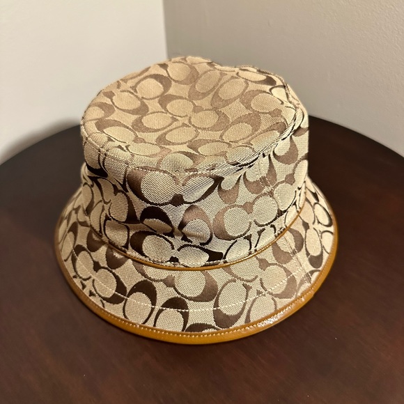 Coach | Accessories | Coach Signature Jacquard Bucket Hat | Poshmark